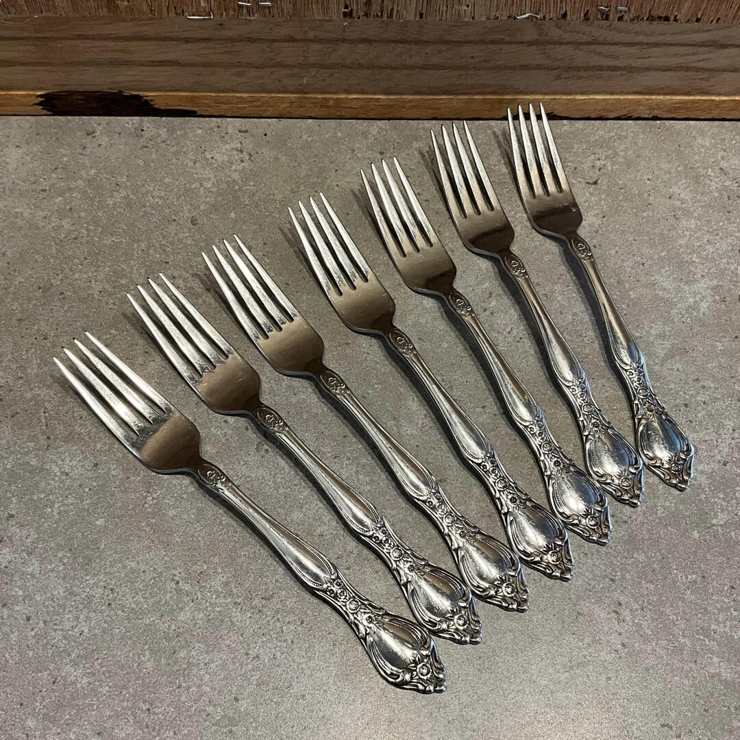 7 Vintage West Bend Stainless Forks Made in USA - Etsy