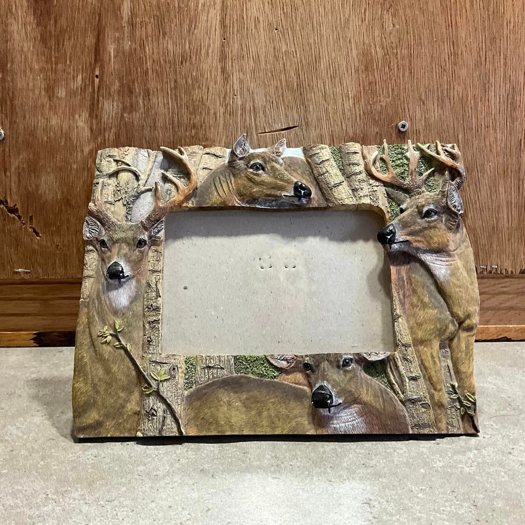 3D Deer Picture Frame: Wildlife Photo Easel - Etsy