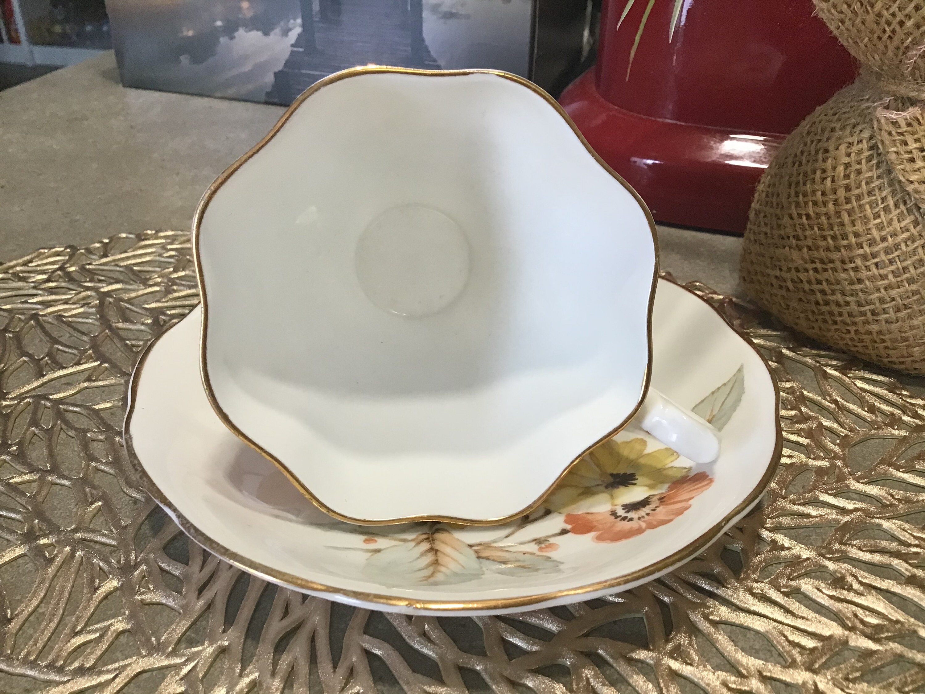 Vintage Queen Anne Cup and Saucer Set Bone China Single Dainty | Etsy