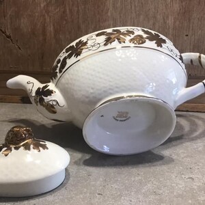 Vintage WADE Teapot Hand Painted Made in England Grapevine Pattern - Etsy