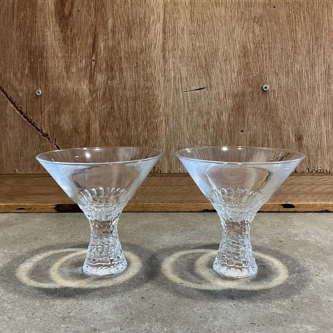 2 Nachtmann Crystal Martini Glasses Made in Germany - Etsy