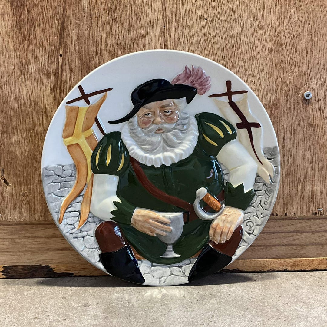 Vintage Davenport Original Toby Plate Collection Made in England - Etsy