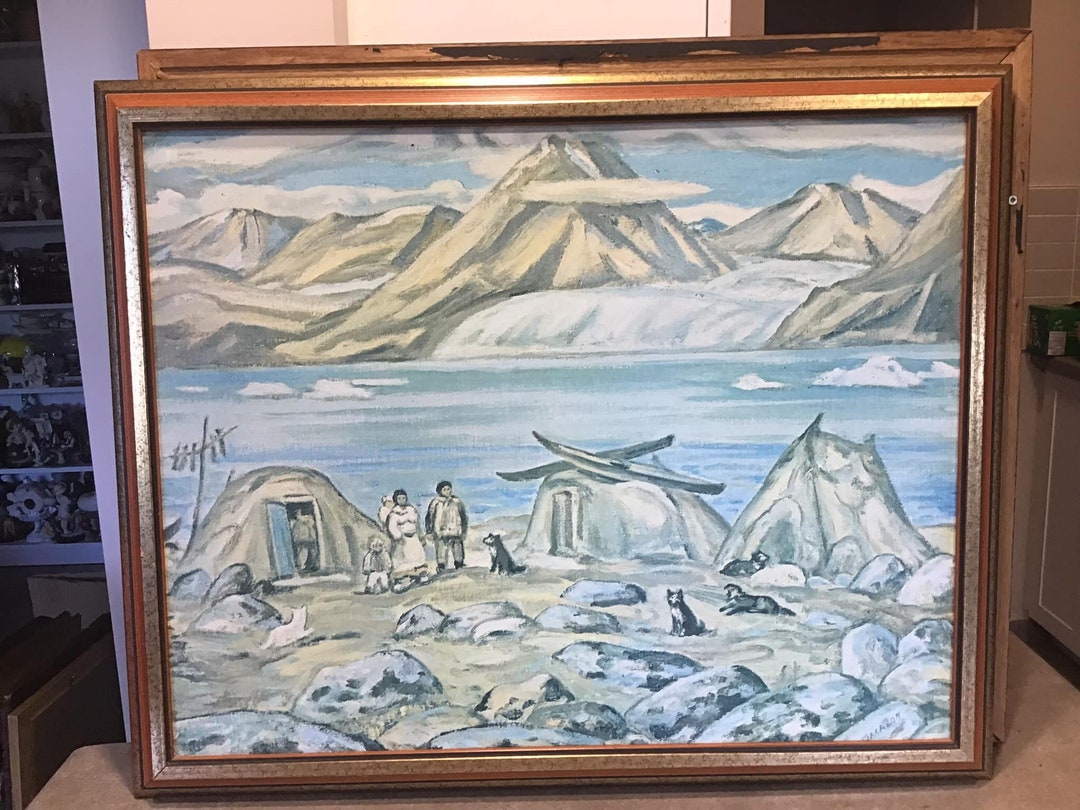 Jackson "eskimo Summer Camp" Picture in Frame - Etsy