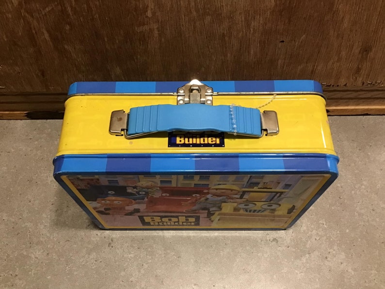 Vintage BOB THE BUILDER Metal Box With Handle Bright Colors - Etsy