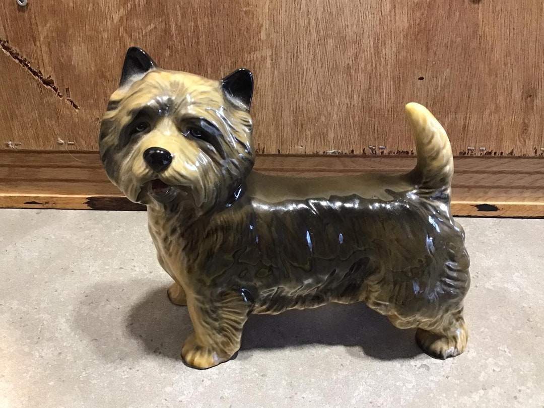 Vintage Coopercraft Porcelain Cairn Terrier Dog Figurine - Made in ...