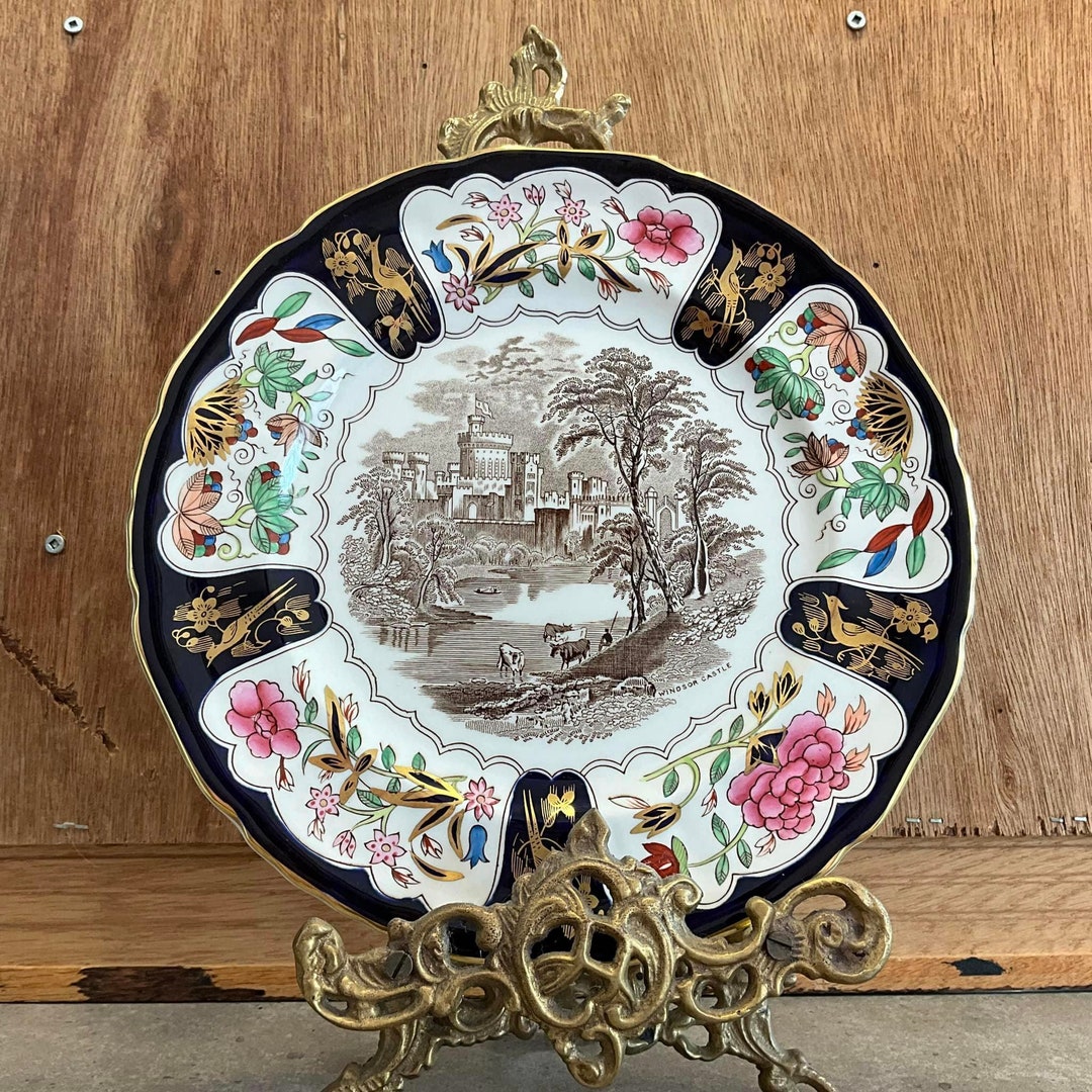 Vintage Masons Plate, Christmas 1975, Windsor Castle.the First of a ...