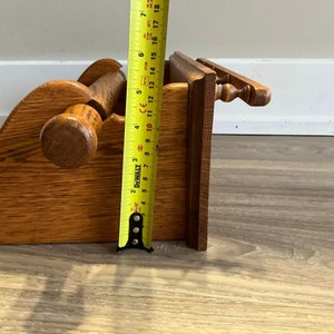 Vintage Wood Hanging Wall Shelf W/ Spindle Guard Rail Made in Canada - Etsy