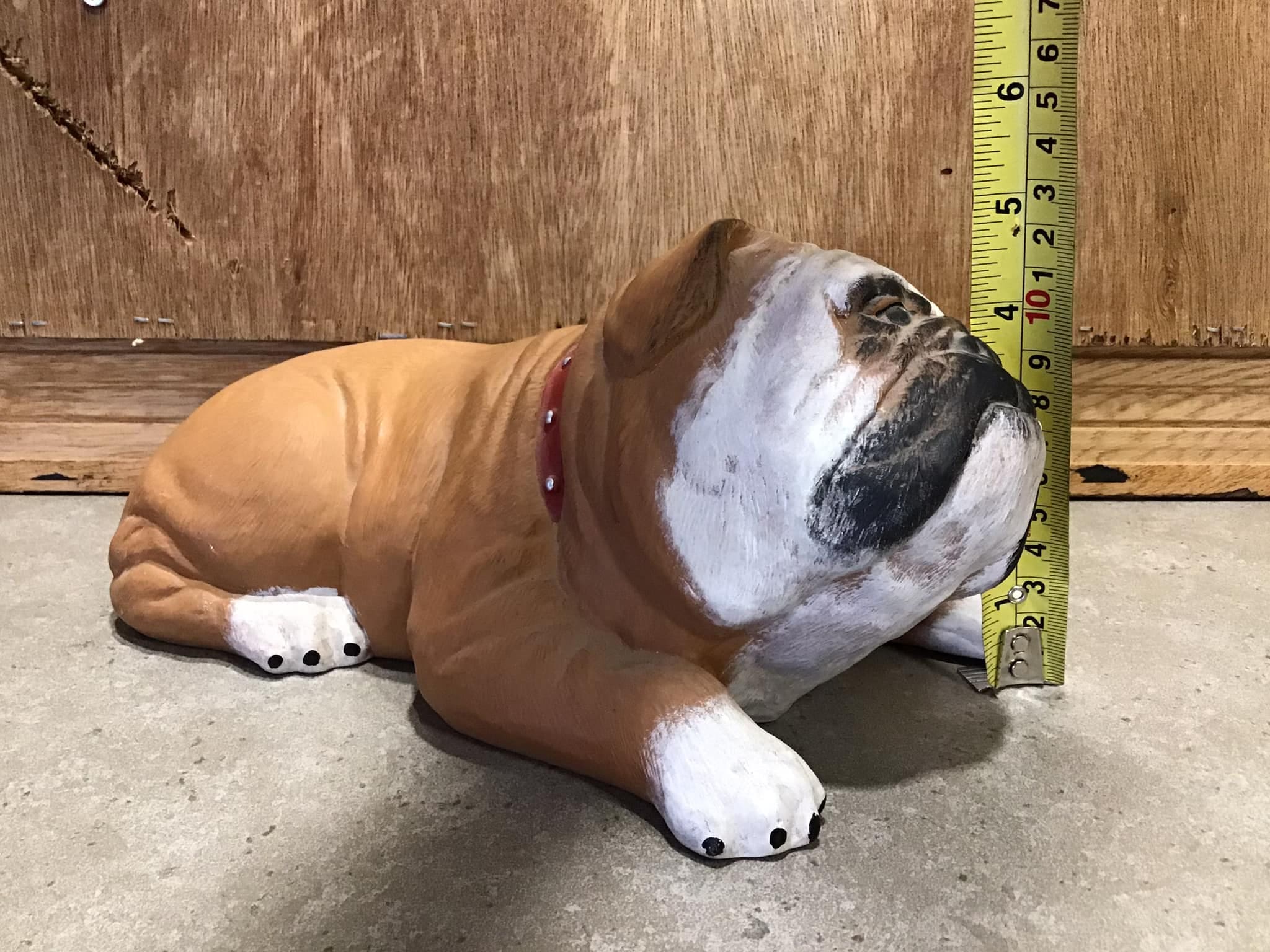 English Bulldog Figurine Pet Statue Figurine Ceramic Gift - Etsy