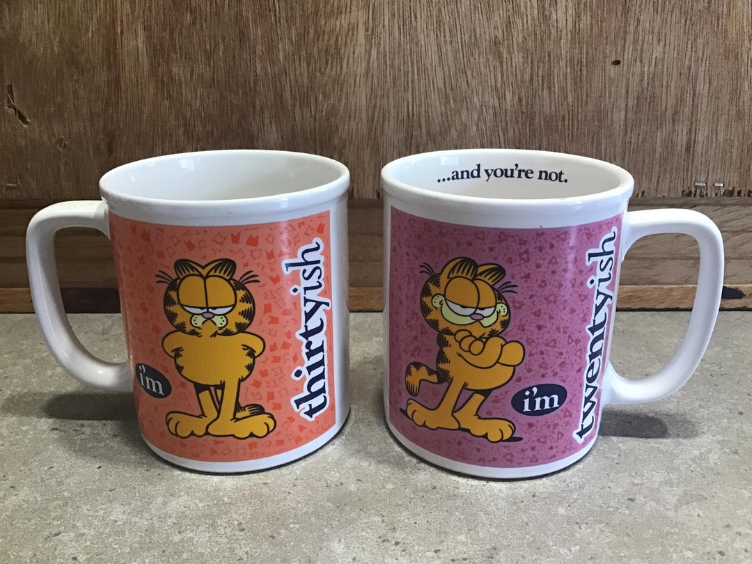 Vintage Garfield Mugs 1978 - Etsy