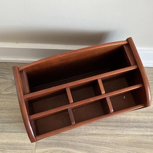 Vintage Mail Organizer Vintage Floral Desk Organizer and Mail Sorter ...