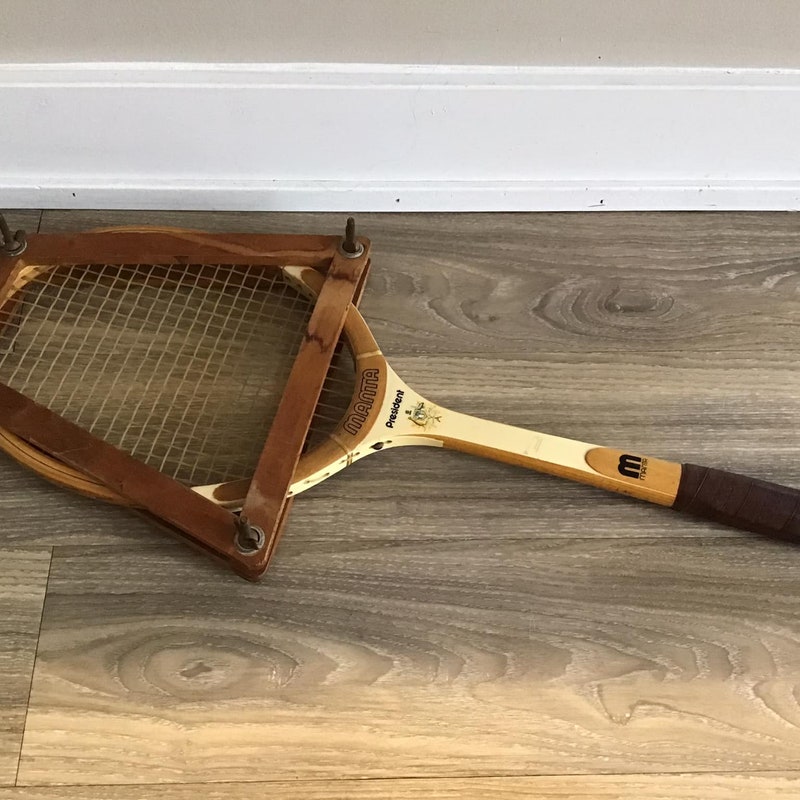 Wooden Tennis Racket - Etsy