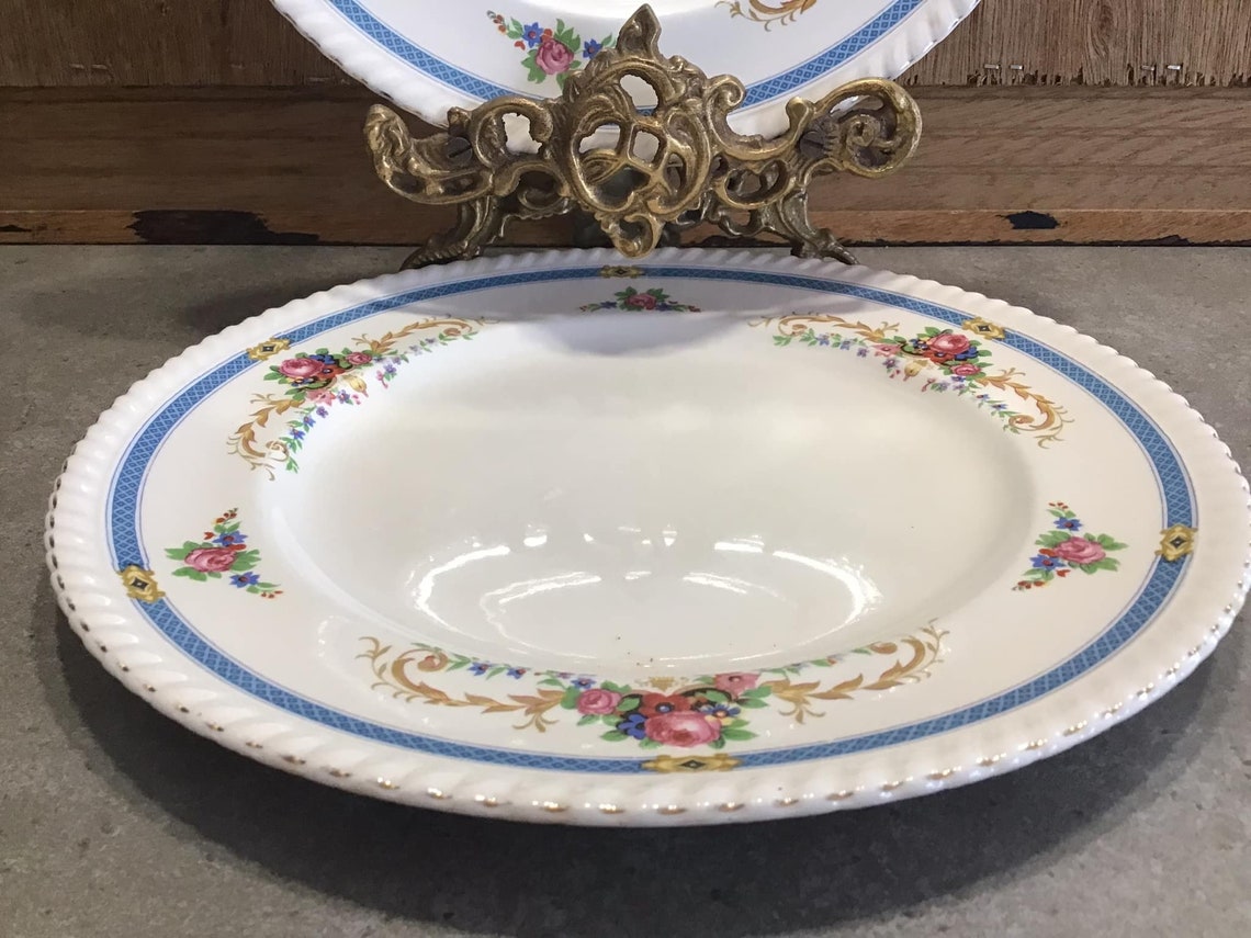 2 Vintage Old English Johnson Bros Dinner Plates Made in England - Etsy