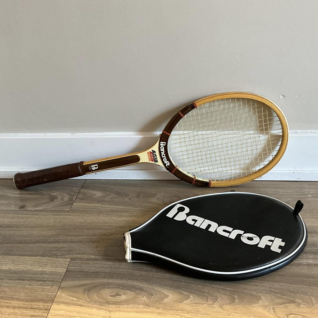 Vintage Bancroft Aussie Personal Wooden Tennis Racquet Made in USA - Etsy