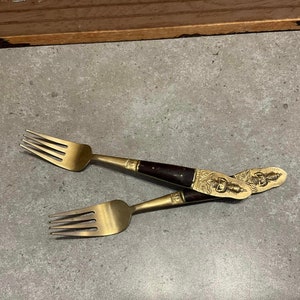 Buddha, Fork Set Nickel Bronze Made in Thailand - Etsy