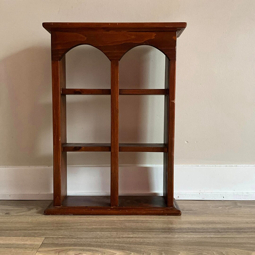 Shadow Box Shelf Vintage Wood Display Wall Hanging - Etsy