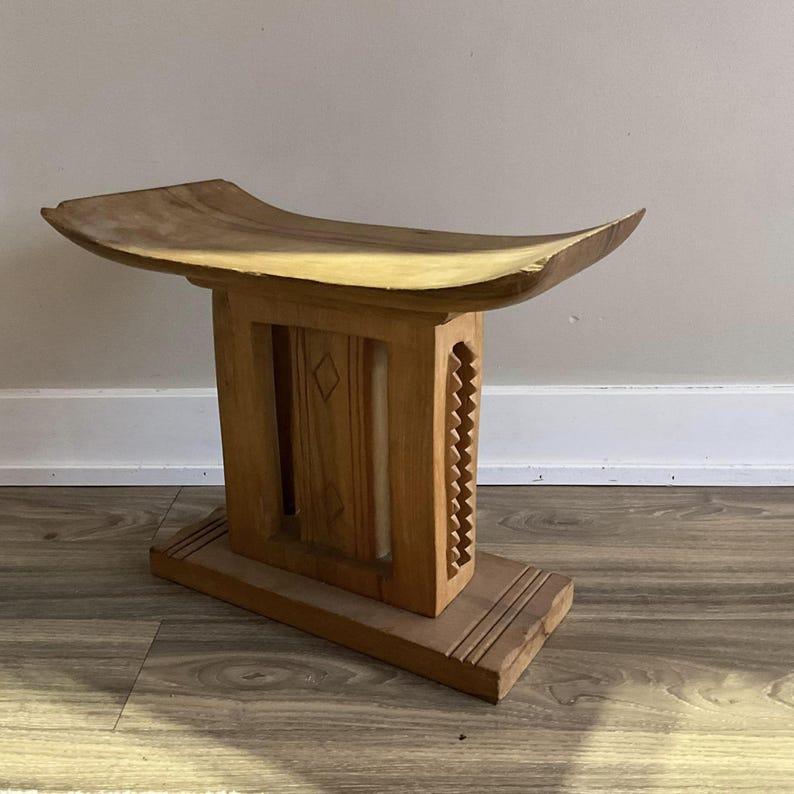 Old Vintage Asante Dwa Stool Throne Wood Ghana, Made in Africa - Etsy