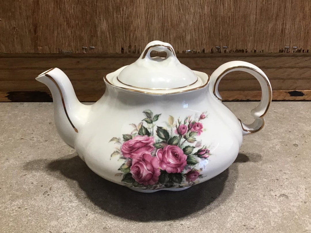 Small Vintage Wood Sons Ellgreave England Teapot Genuine Ironstone With ...