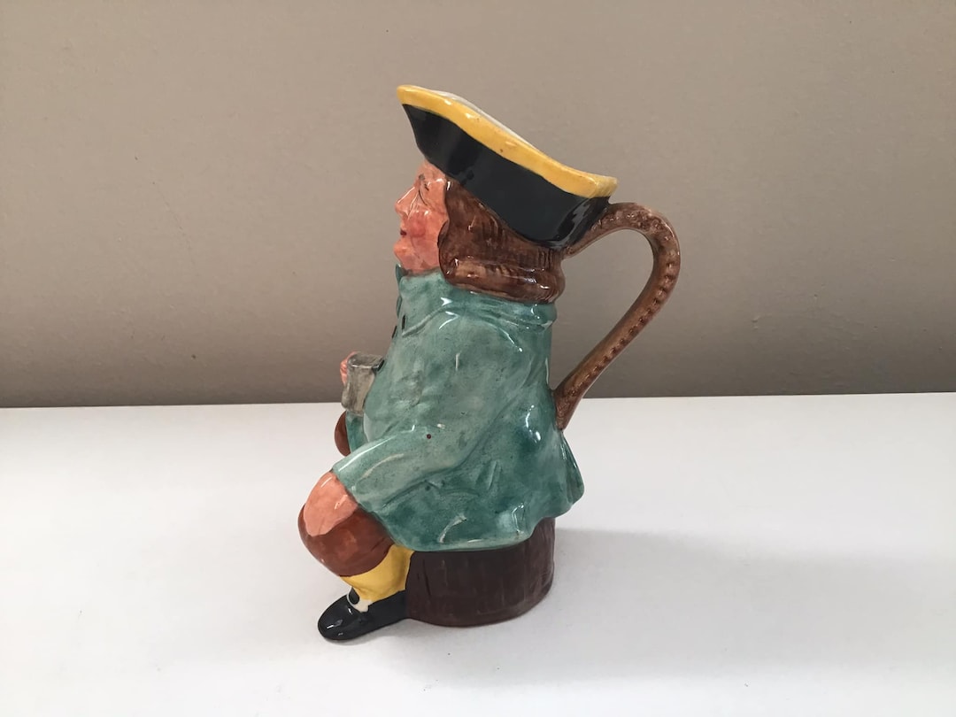 RIDGWAY STERLING POTTERY England Cooper Clayton Character Toby Jug Mug ...
