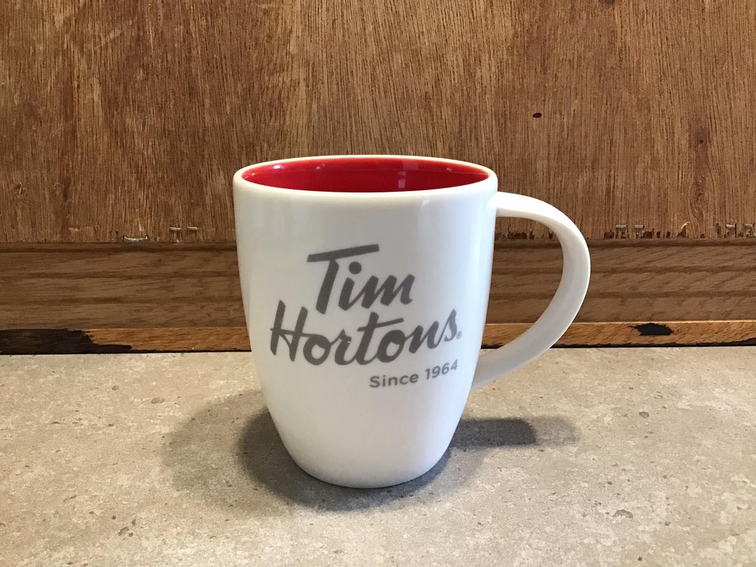 Tim Hortons Limited Edition Mug Red Inside - Etsy