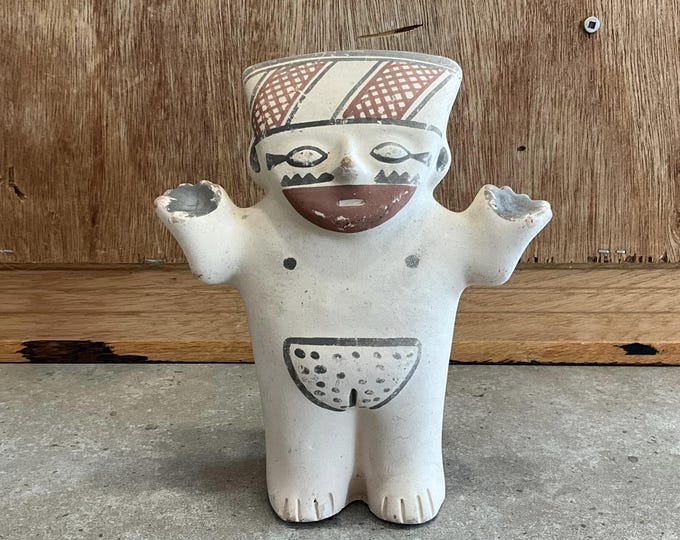 CUCHIMILCO Clay Figurine, Peru, Chancay, Aztec, Pre-columbian Style - Etsy