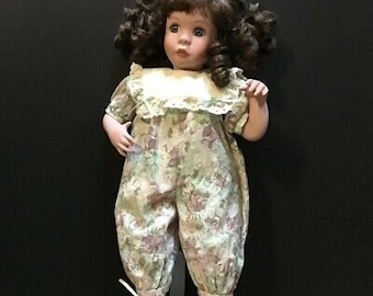 1991 Edwin M Knowles Danielle Porcelain Doll by Yolanda Bello - Etsy