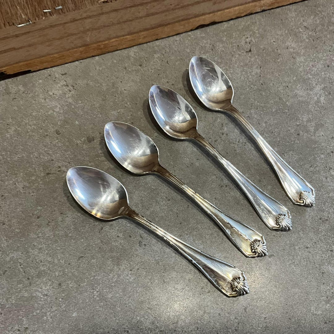 4 Vintage Oneida Stainless Spoons Made in USA - Etsy