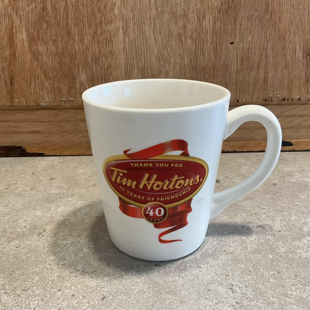 Tim Hortons 40th Anniversary Mug - 2004 Limited Edition Coffee Cup #004 ...