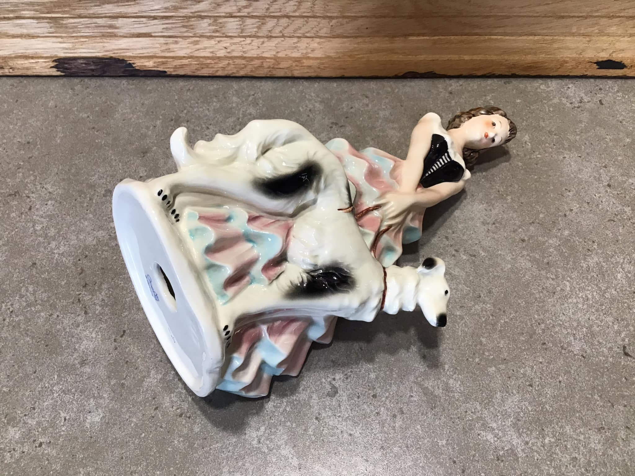 Vintage GOEBEL Figurine Lady With Dog, Made in W Germany. - Etsy