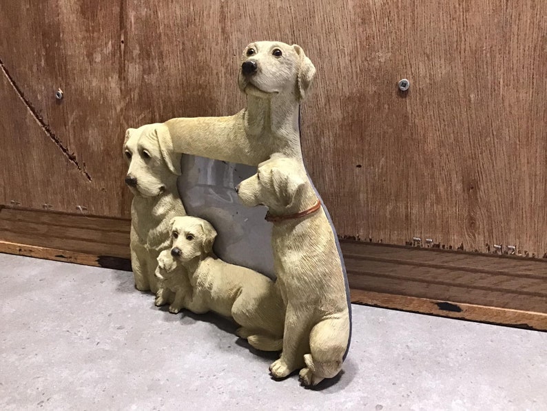 Vintage Resin Labrador Family Photo Frame - Etsy