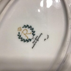 REICHENBACH R Crown German Divided Sectioned Relish Tray W Handle ...