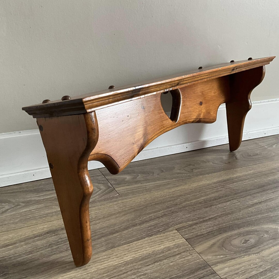 Vintage Wood Shelf,, Vintage Wall Shelf, Heart Cutout. Lodge Display ...