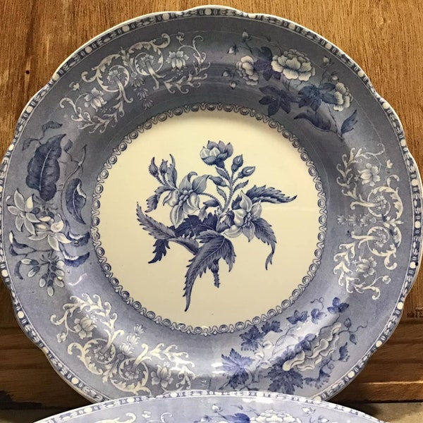 Antique Spode Platters - Etsy