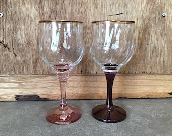 Italian Crystal Wine Glasses - Etsy