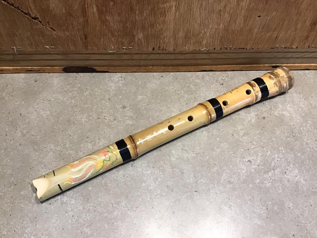 Bamboo Flute 4 Front Holes and 1 Back Hole Musical Instrument - Etsy