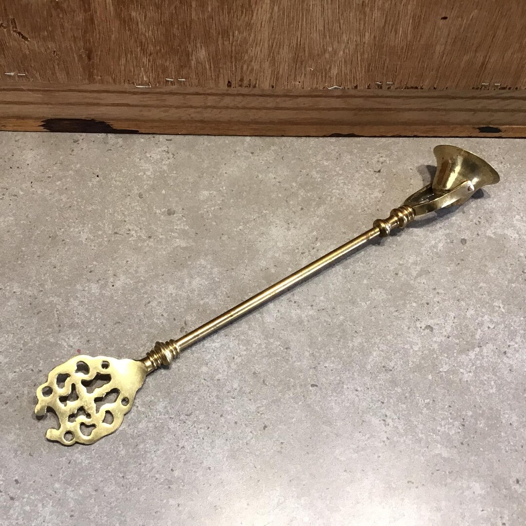 Vintage Brass Candle Snuffer With Decorative Handle - Etsy