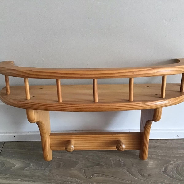 Vintage Spindle Wall Shelf - Etsy