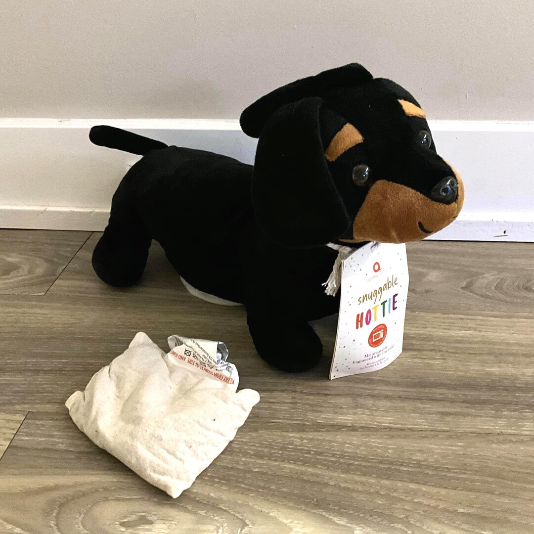 Microwavable Dog Plush Hottie: Warm Cozy Companion Pet - Etsy