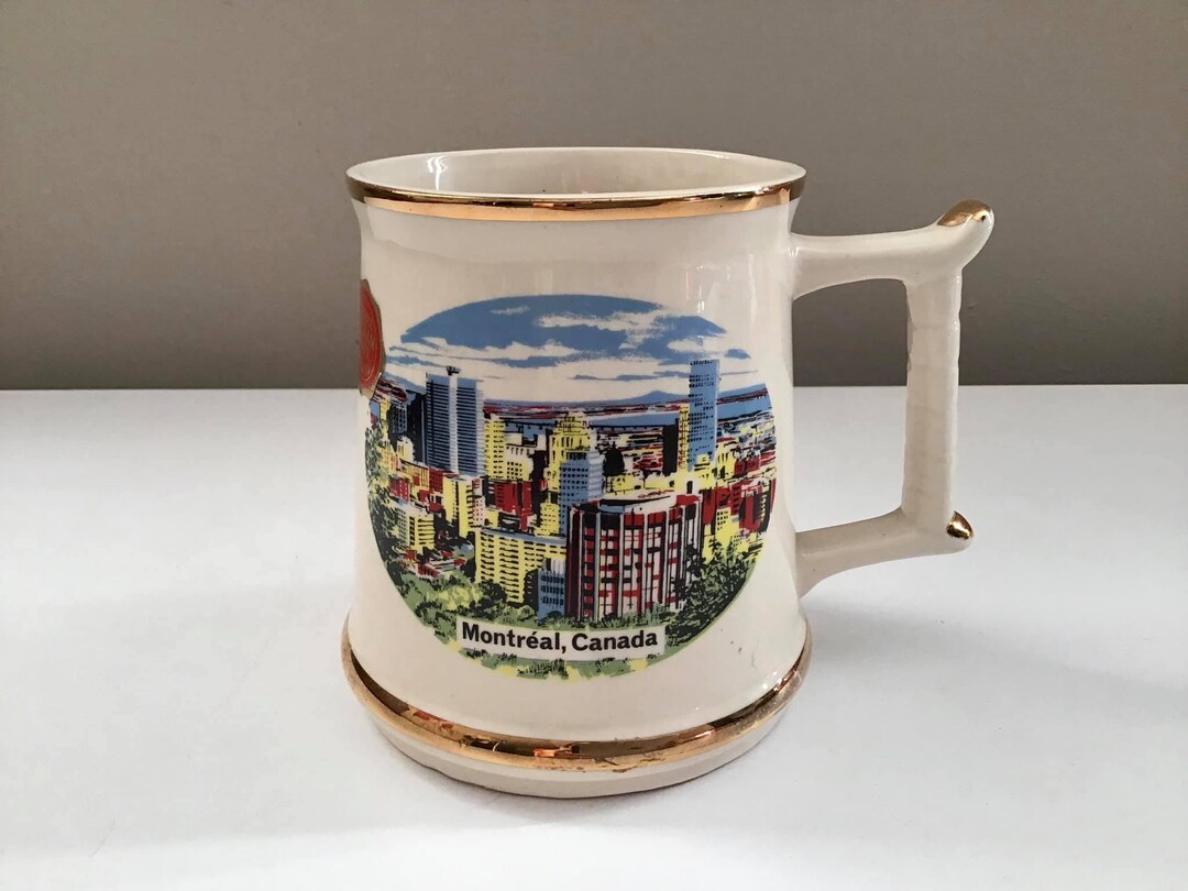 Vintage Prince William Ware Beer Mug Made in England, Montreal Canada ...