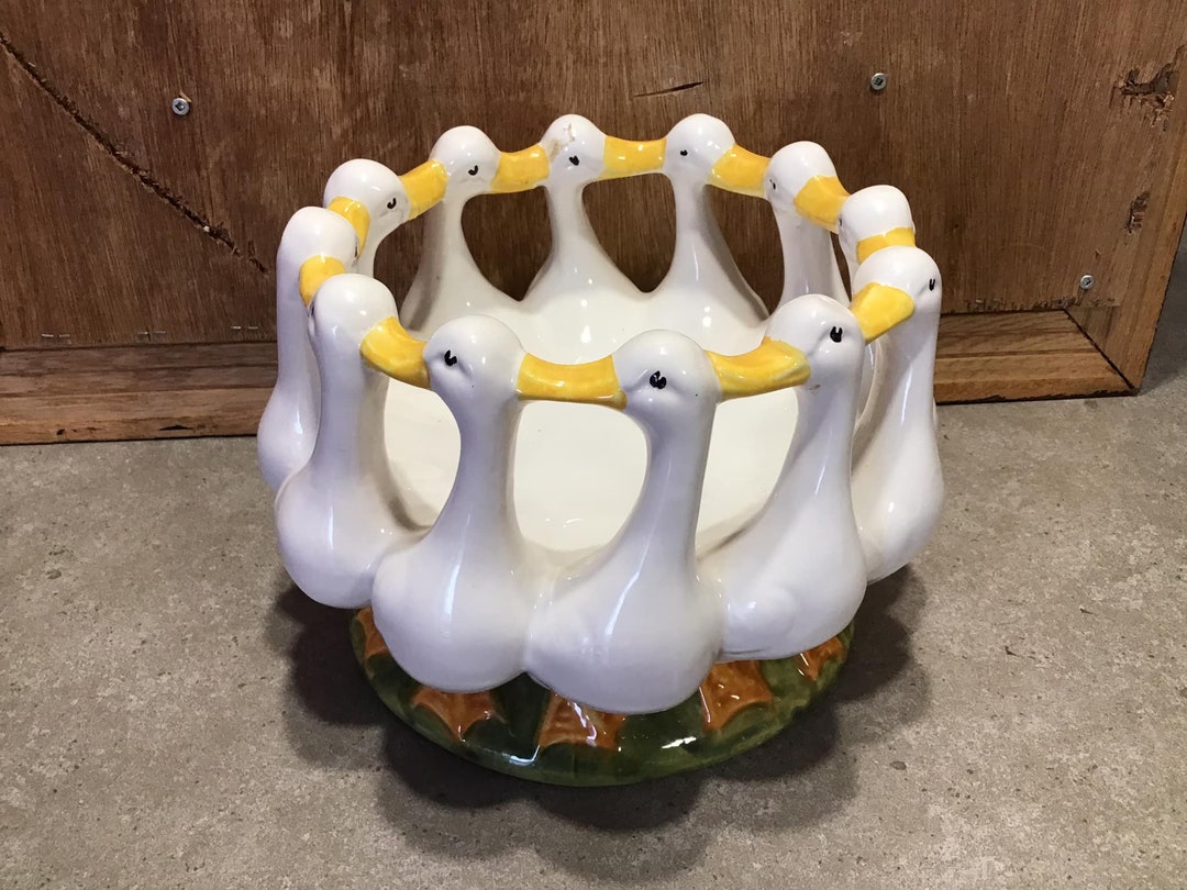 Vintage Bellini Ring of Geese Centerpiece Made in Italy, 19th Century ...