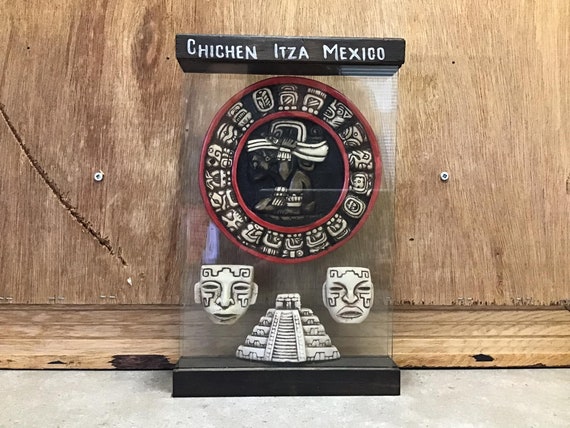 Chichen Itza Mexico Aztec Calendar Pyramid Mexico Mexican Maya | Etsy