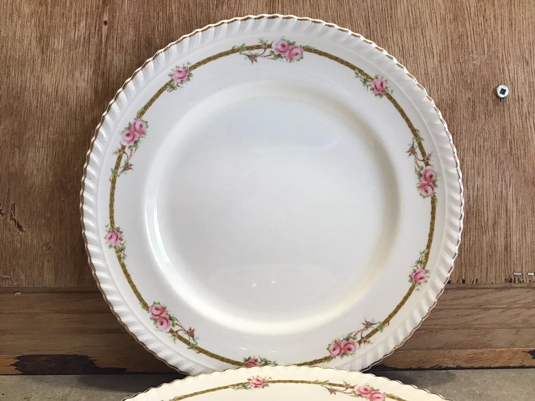 2 Vintage Old English Johnson Brothers Plates Made in England - RARE - Etsy