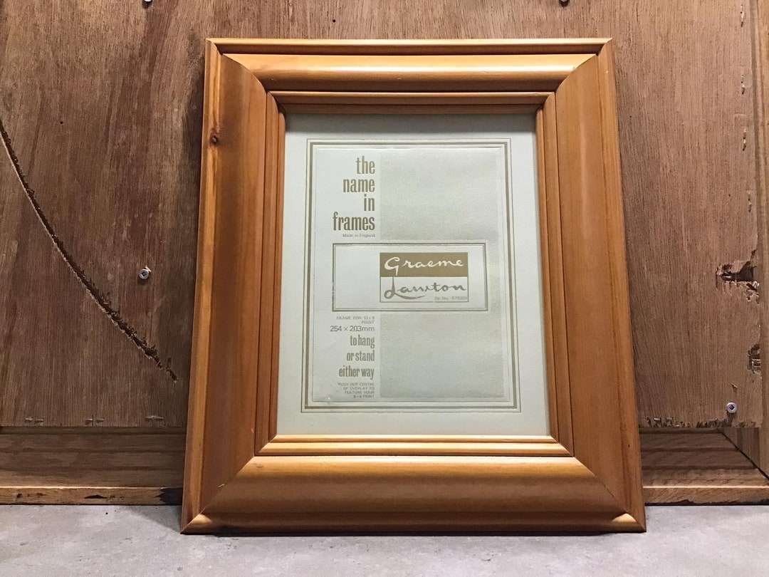 Wood Picture Frame Made in England Frame to Hang or Stand - Etsy