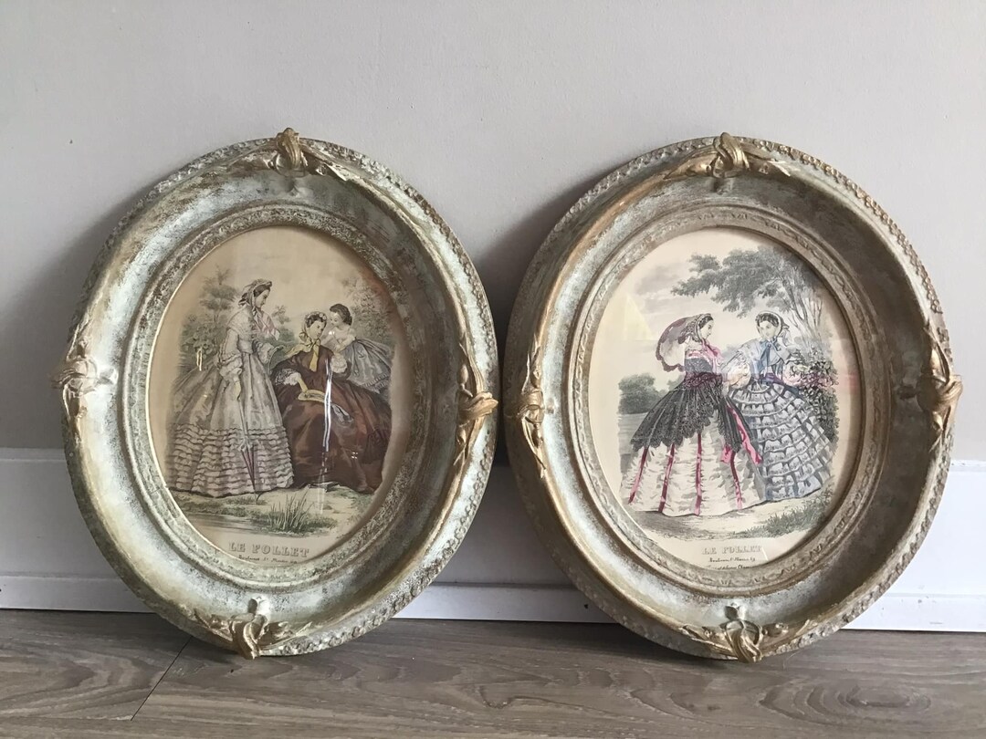 2 Antique or Vintage "le Follet" Boulevart St. Martin French Pictures ...