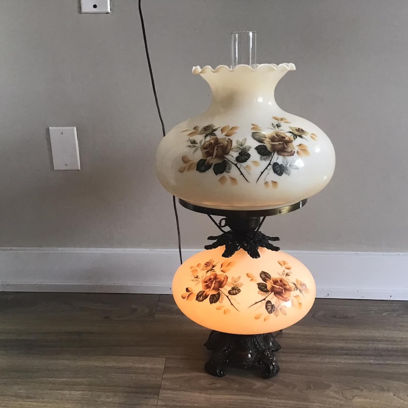 Vintage Hurricane Christmas Lamp - Etsy UK