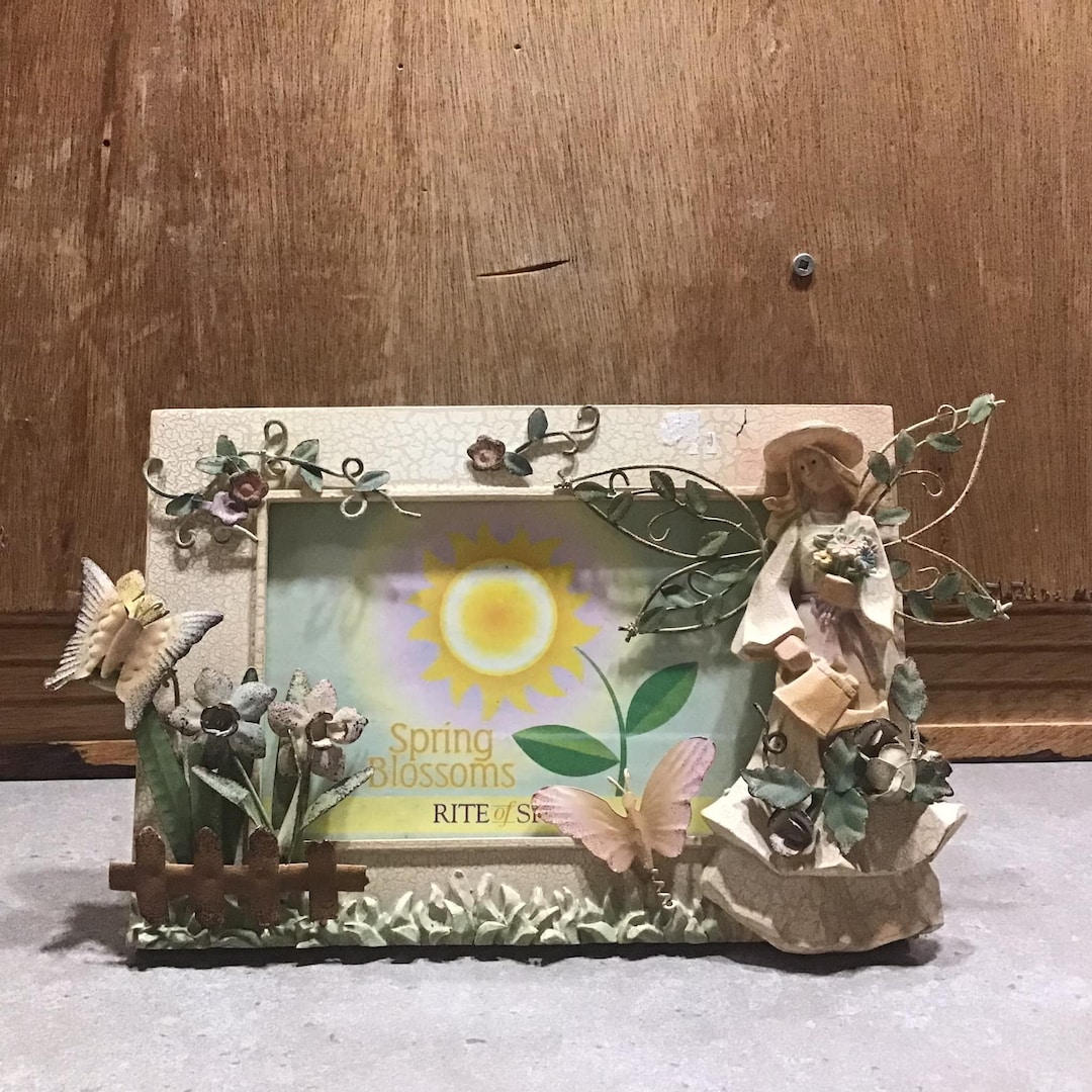 3D Flower Fairy Photo Frame: Easel Back, Holds 6x4 - Etsy