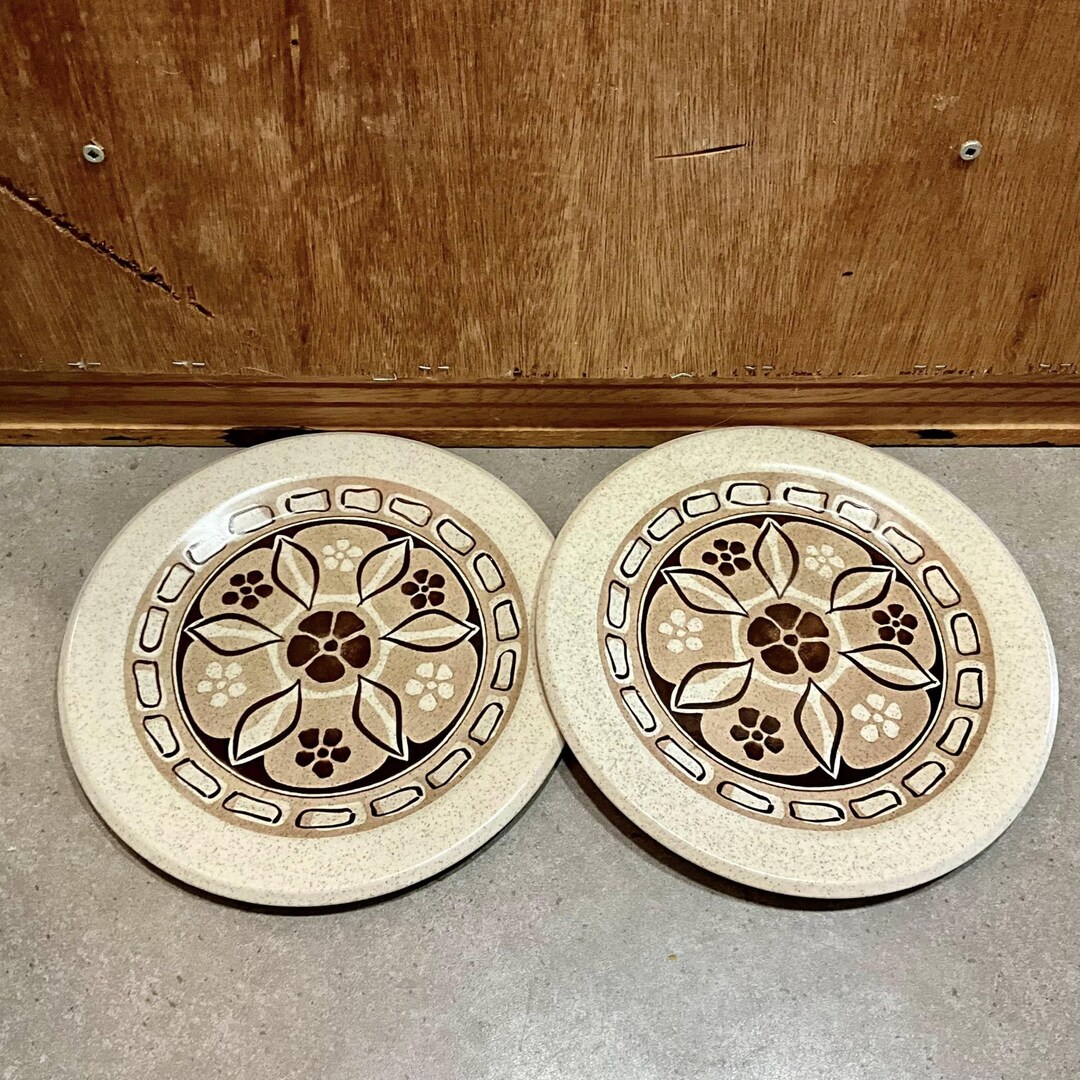 2 Vintage Royal Worcester Palissy England Casual Tableware Plates 9 ...