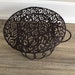 Vintage Metal Tea Cup Design Basket - Etsy
