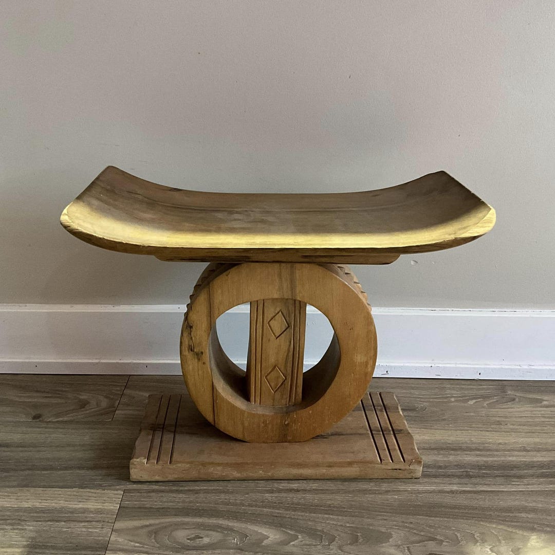 Old Vintage Asante Dwa Stool Throne Wood Ghana, Made in Africa - Etsy