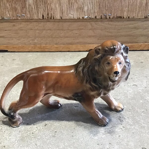 Ceramic Lion - Etsy