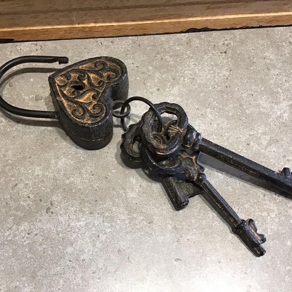 Skeleton Key Lock - Etsy